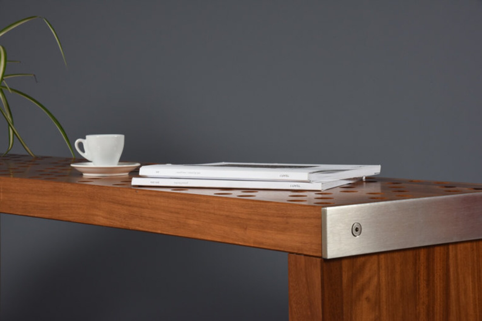 Modern Bench in Solid Iroko Wood Mid Century / Modern Entryway | Etsy