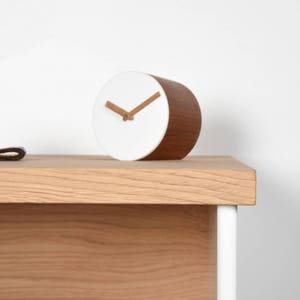 Floating Bedside Tables in Oak and Corian / Bedside Suspended in Mid ...