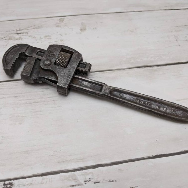 Antique Pipe Wrench - Etsy