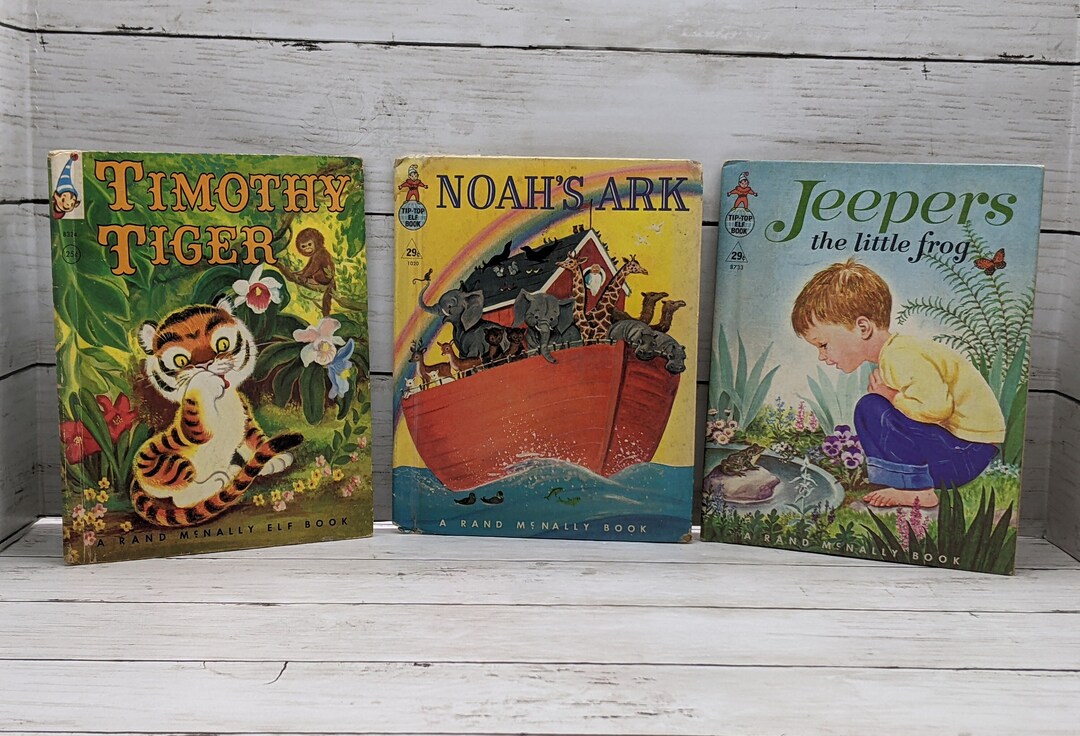 Vintage Timothy Tiger, Vintage Noah's Ark, Vintage Jeepers the Little ...