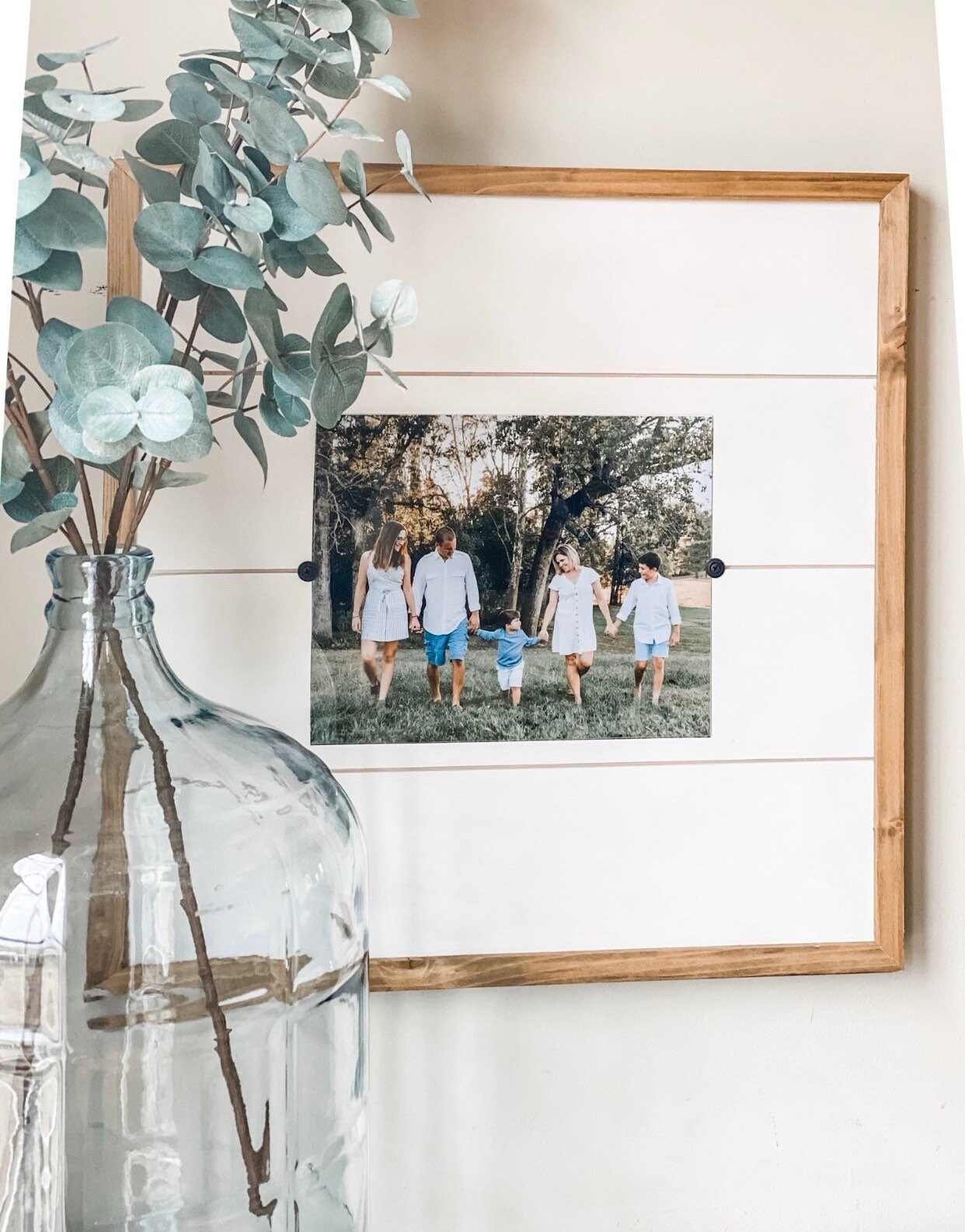 8x10 Shiplap Frame Farmhouse Frames Shiplap Look Farmhouse Decor Family ...