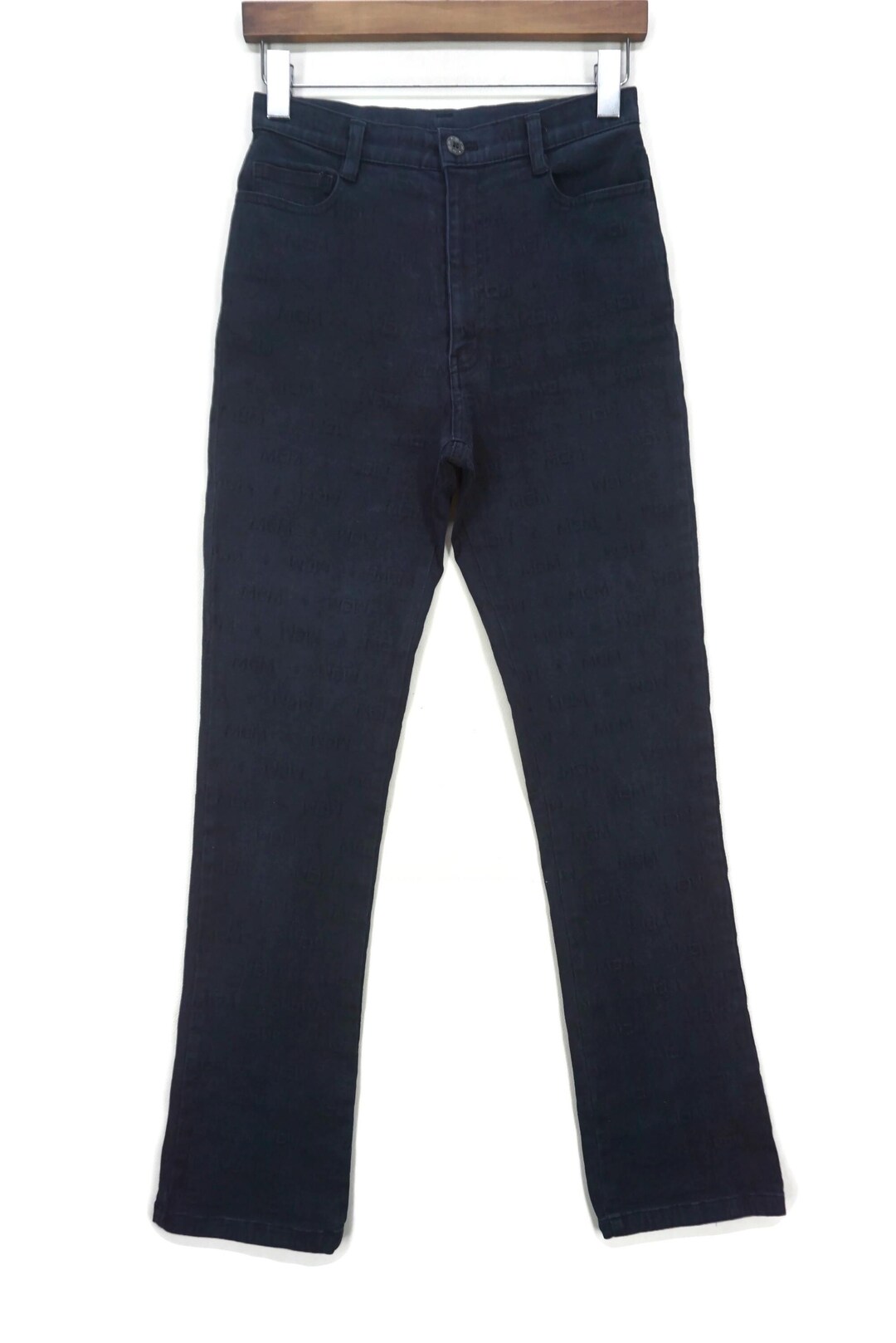Vintage MCM Monogram Jeans Made in Japan Size W26xl30.5 High Waisted ...