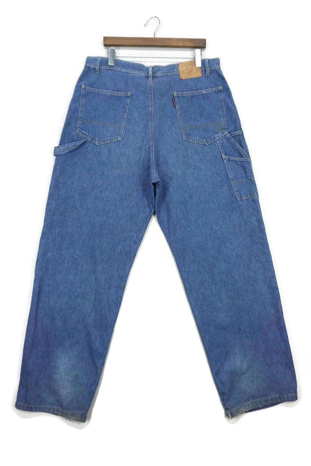 Harley Davidson Motorcycles Jeans Size W38xl34 Baggy Carpenter ...