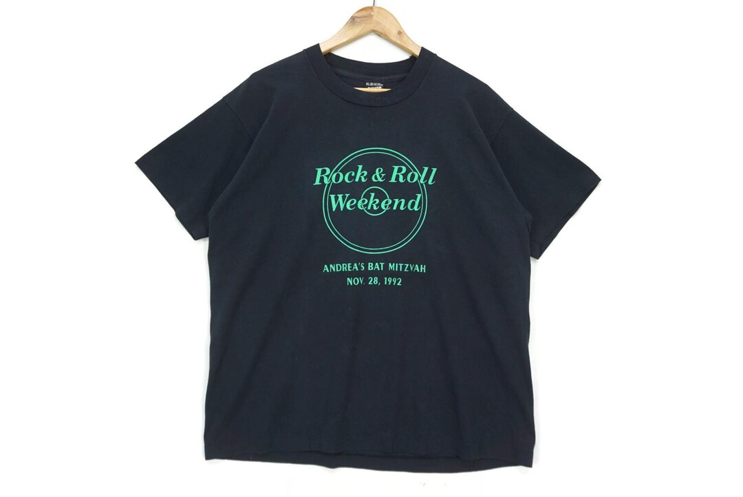 Vintage 90s Rock and Roll Weekend T-shirt, USA Made (size XL) - Etsy
