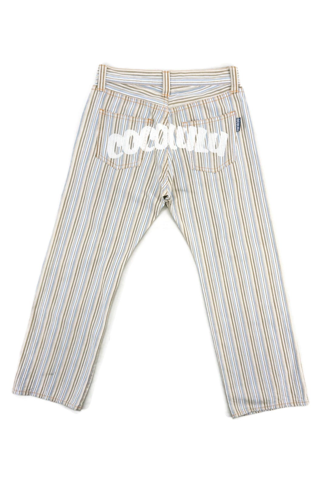 Cocolulu Jeans Made in Japan Hickory Denim Japanese Multicolor Striped ...