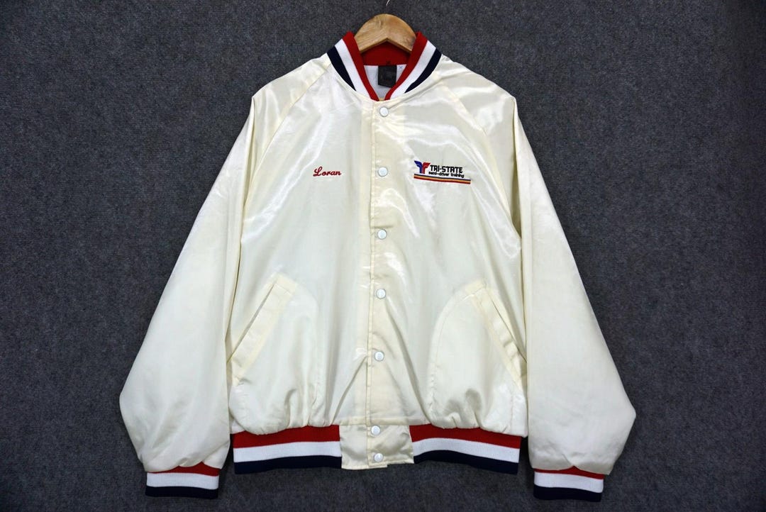 Vintage Satin Coach Jacket XL: Aristo Jac Tri-state Training, Made in ...