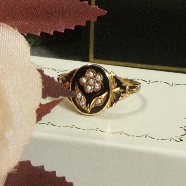 Mourning Ring - Etsy