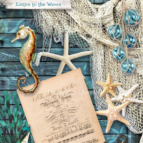 Decoupage Nautical - Etsy