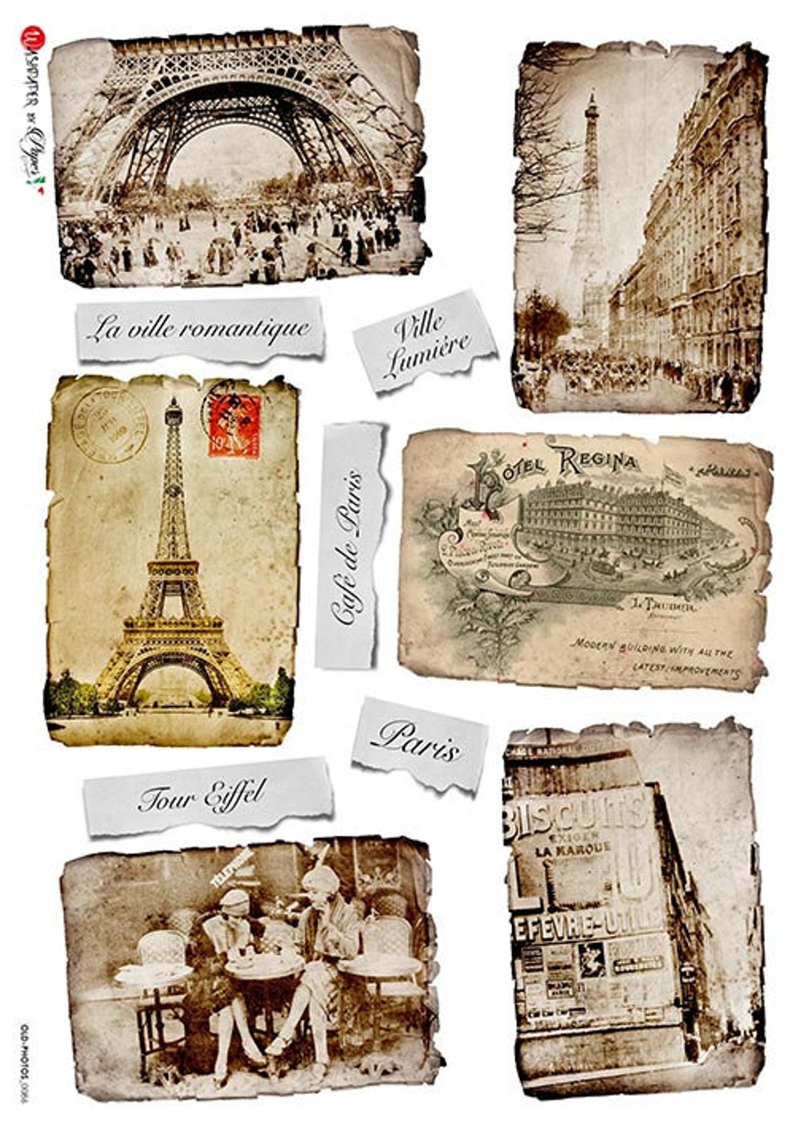 Paper Designs Old Photos A4 Decoupage Rice Paper Decoupage - Etsy