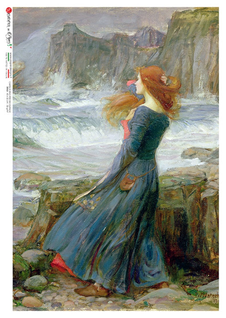 Paper Designs Miranda the Tempest, John Waterhouse, A3 (16.5 X 11.7 ...