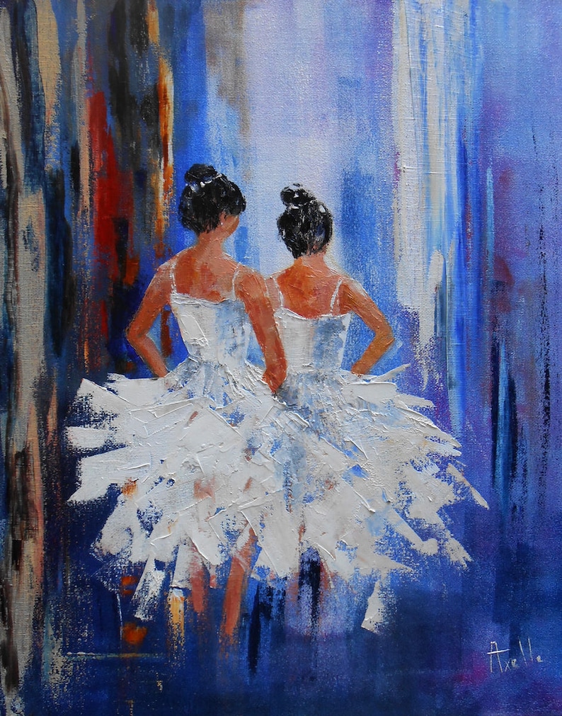 Tableau danse Deux danseuses classiques | Etsy