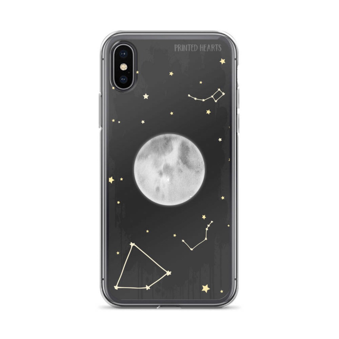 Full Moon iPhone Case Moon and Stars iPhone Case Outer Space - Etsy