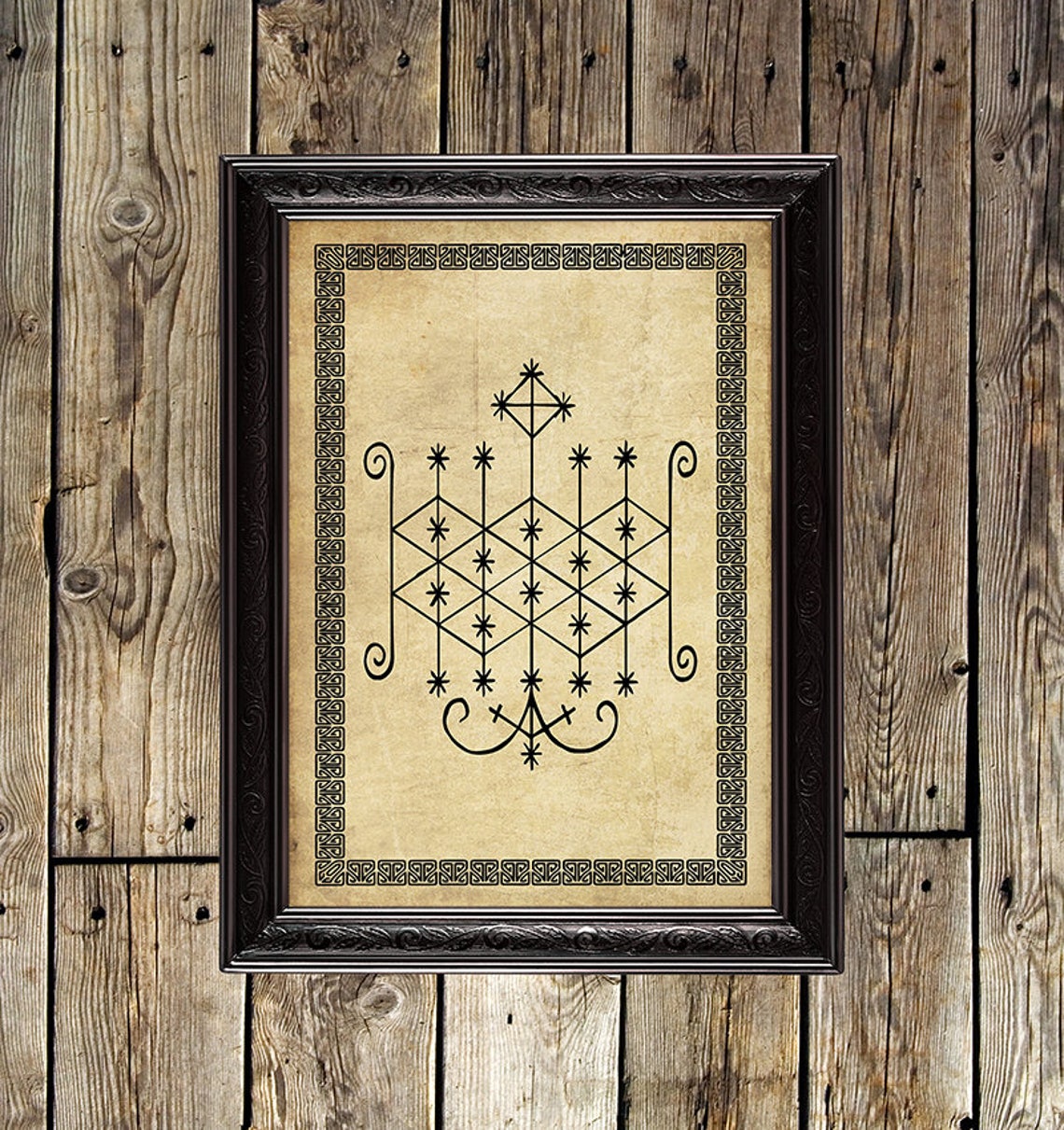 Ogun Orisha voodoo hoodoo Santeria veve Ogoun altar | Etsy