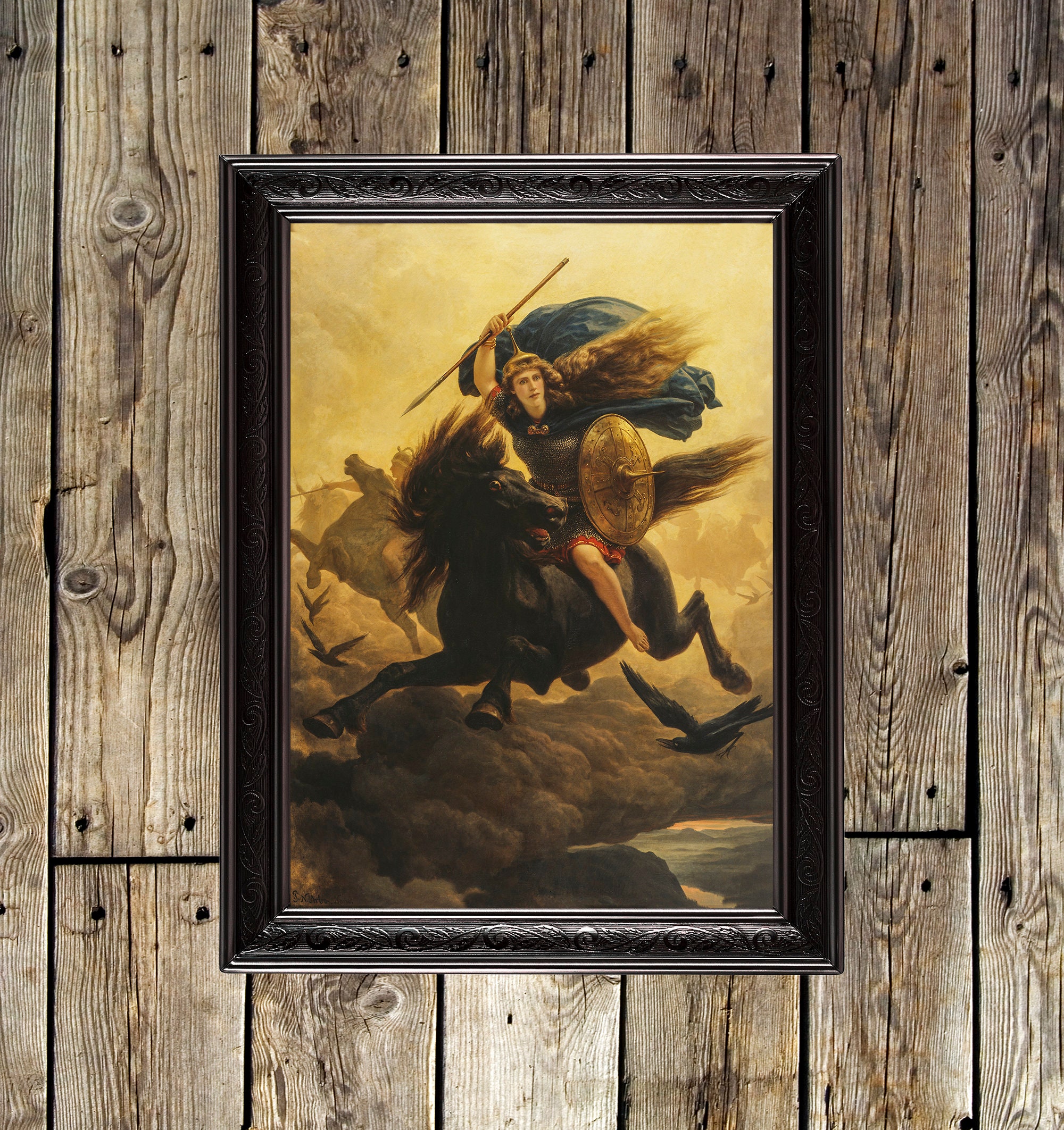 Valkyrie Arbo Valkyrie Print Valkyrie Poster Valhalla | Etsy