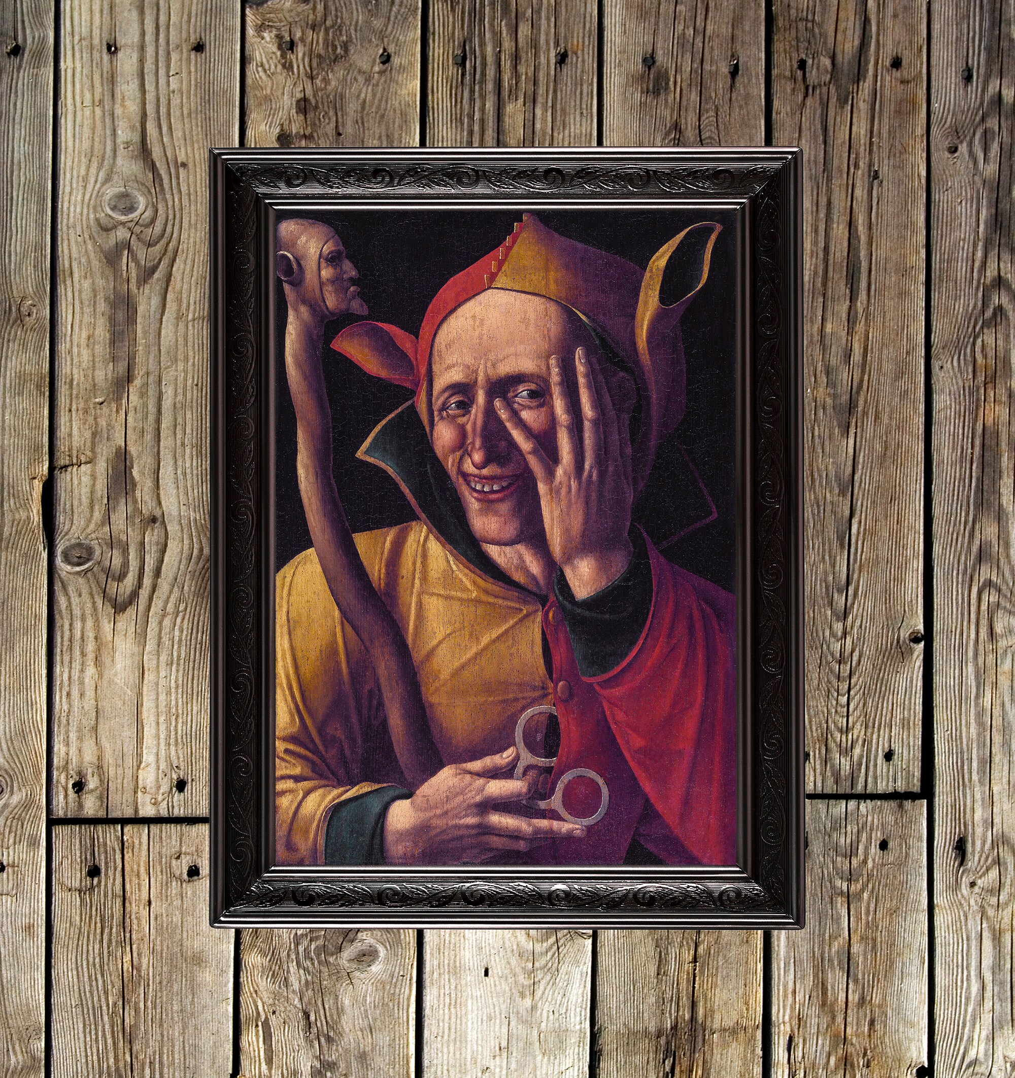 The Laughing Jester Medieval 15th century medieval gift | Etsy