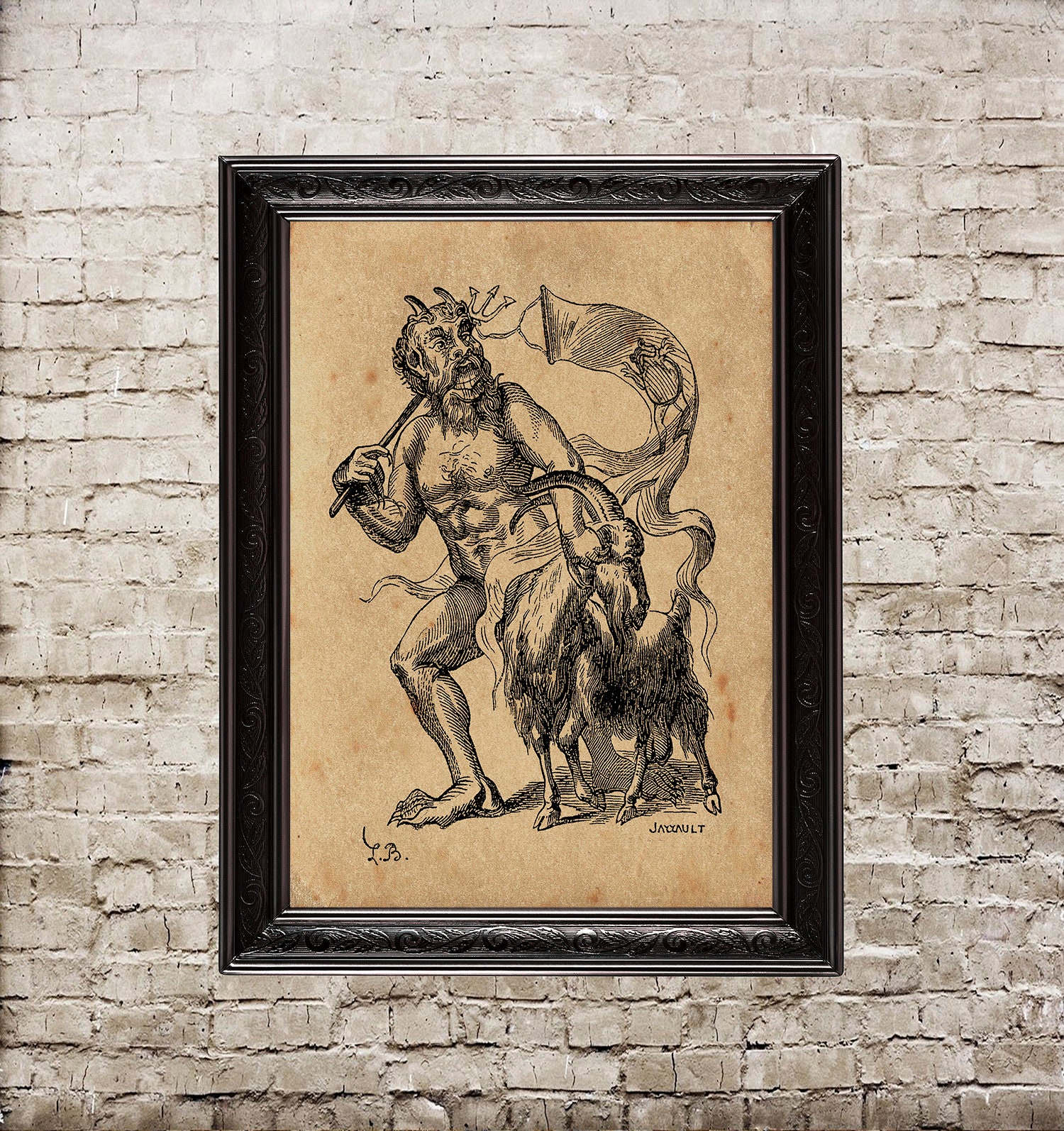 Azazel scapegoat fallen angel demon Judaism Kabbalah | Etsy