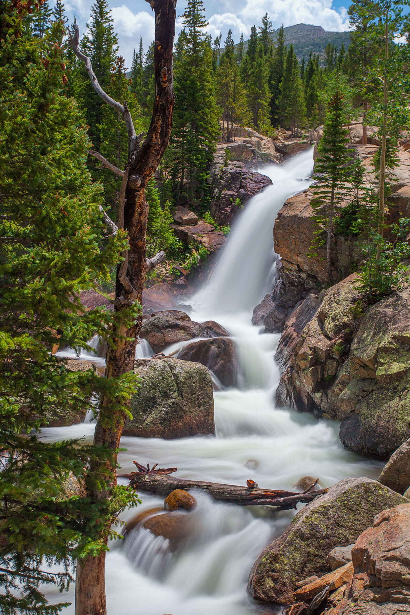 Estes Park Alberta Falls Rocky Mountain National Park Photo - Etsy