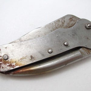 British Army MOD Issue Vintage Folding Stainless Steel Penknife 580 ...