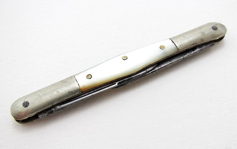 Buy Superb Victorian Double Quill Cutter / Pen Pencil Sharpener, Mother ...