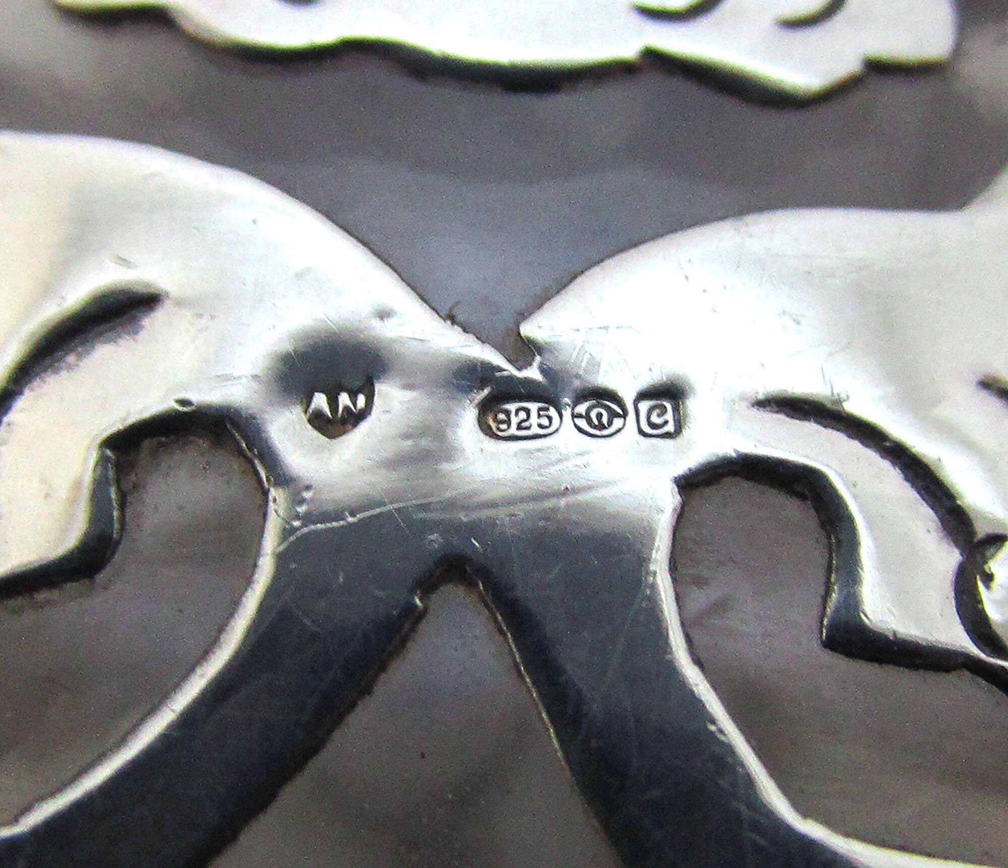 70s Retro Ari D Norman London Import Hallmarks Solid Sterling - Etsy UK