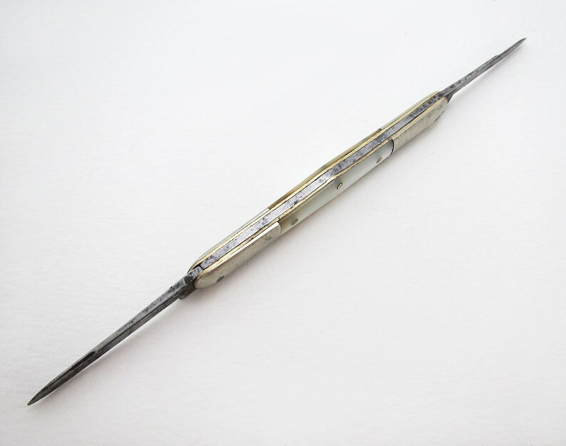 Buy Superb Victorian Double Quill Cutter / Pen Pencil Sharpener, Mother ...