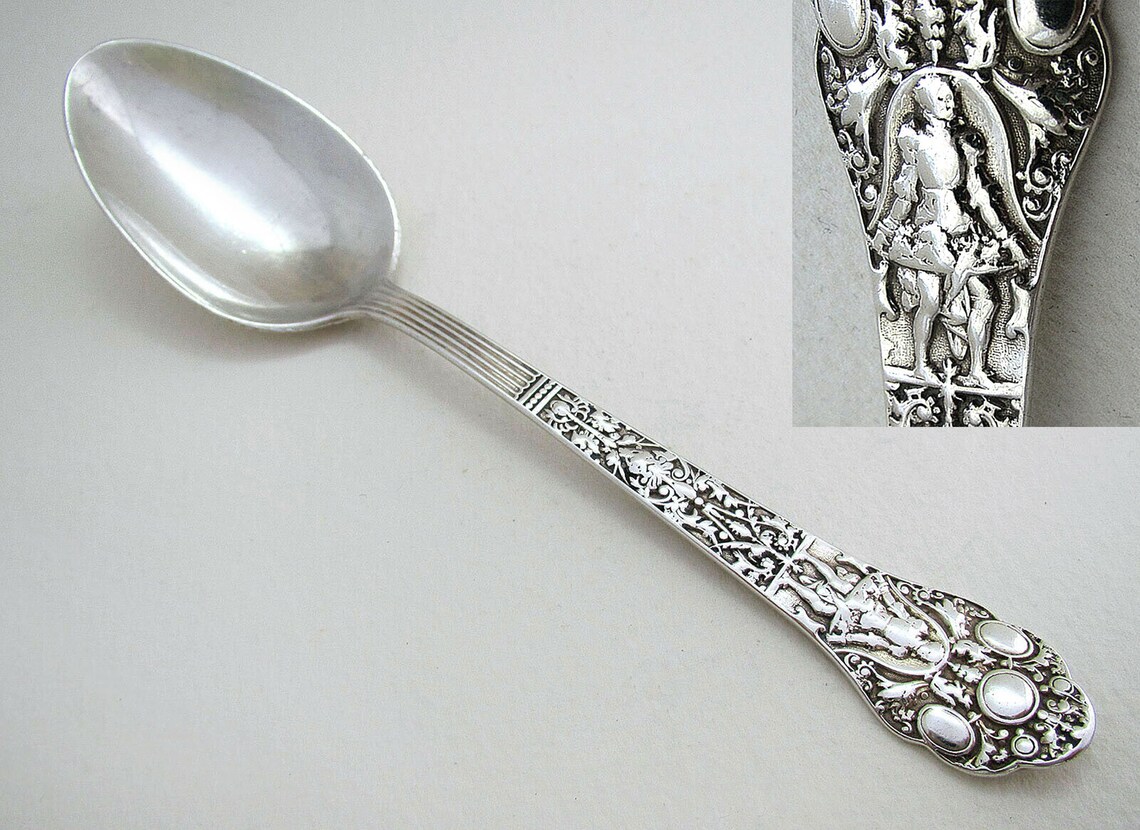 Antique c1880 Gorham 'old Medici' Pattern Solid - Etsy UK