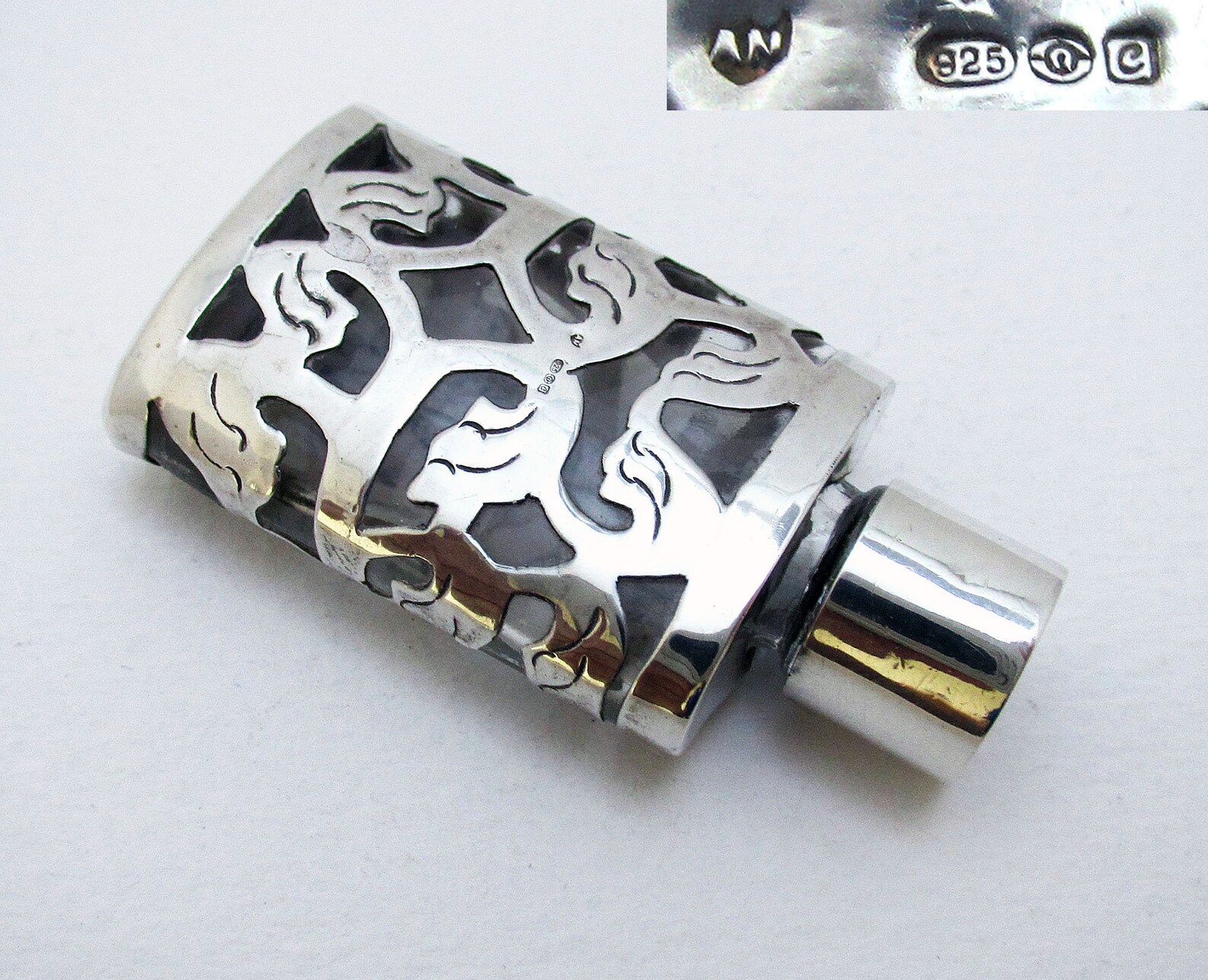 70s Retro Ari D Norman London Import Hallmarks Solid Sterling Silver ...