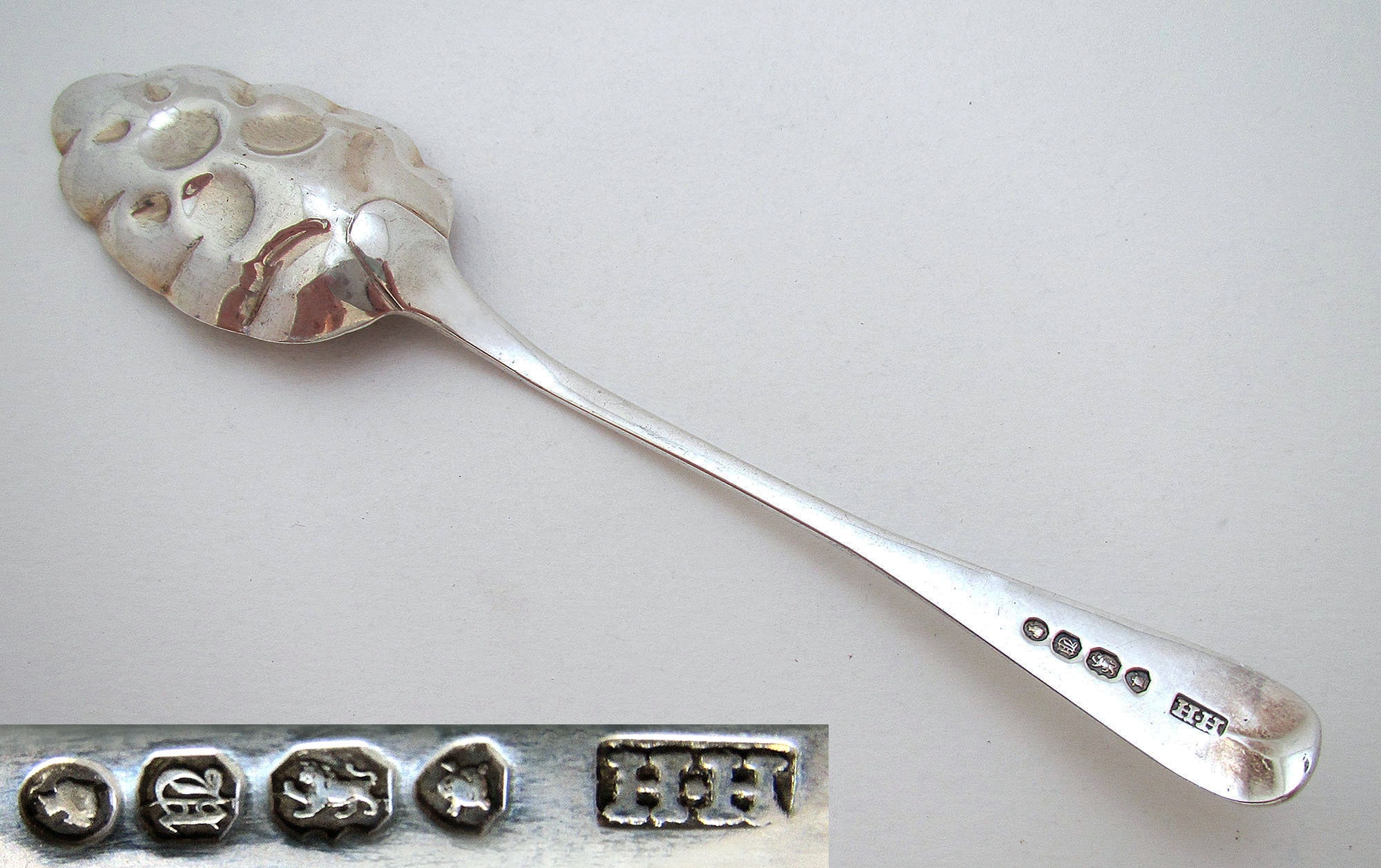 Antique Victorian 1855 Solid Sterling Silver Gilt English Tea Small ...