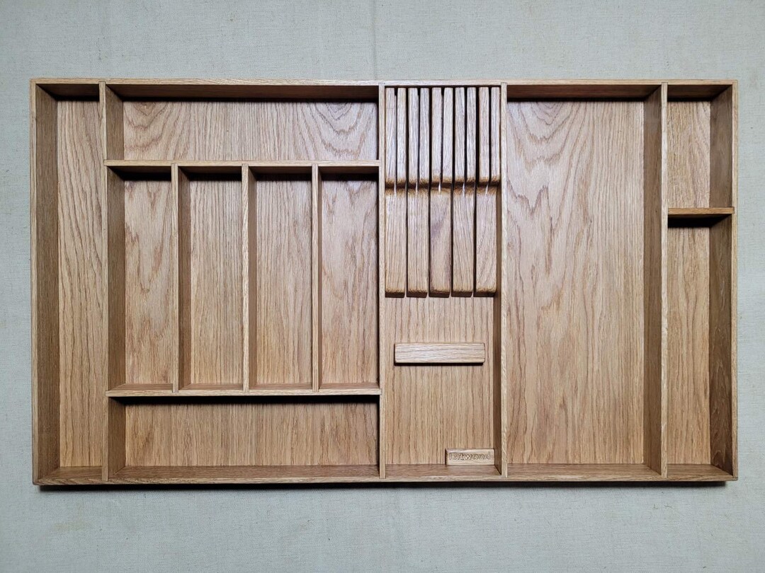 Unique Housewarming Gift. Custom Drawer Organizer With Knife Insert (4 ...