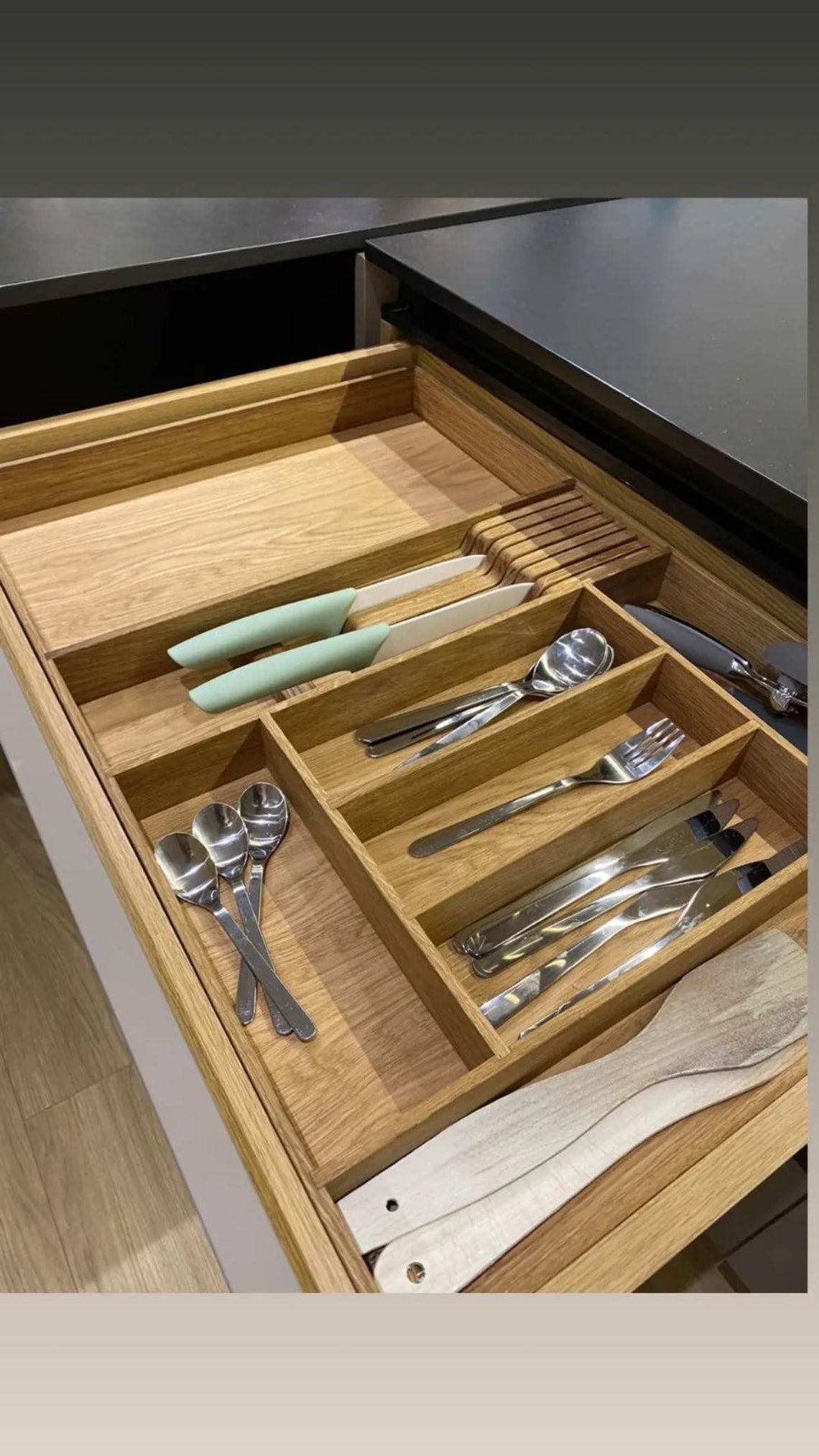 Unique Housewarming Gift. Custom Drawer Organizer. Silverware - Etsy