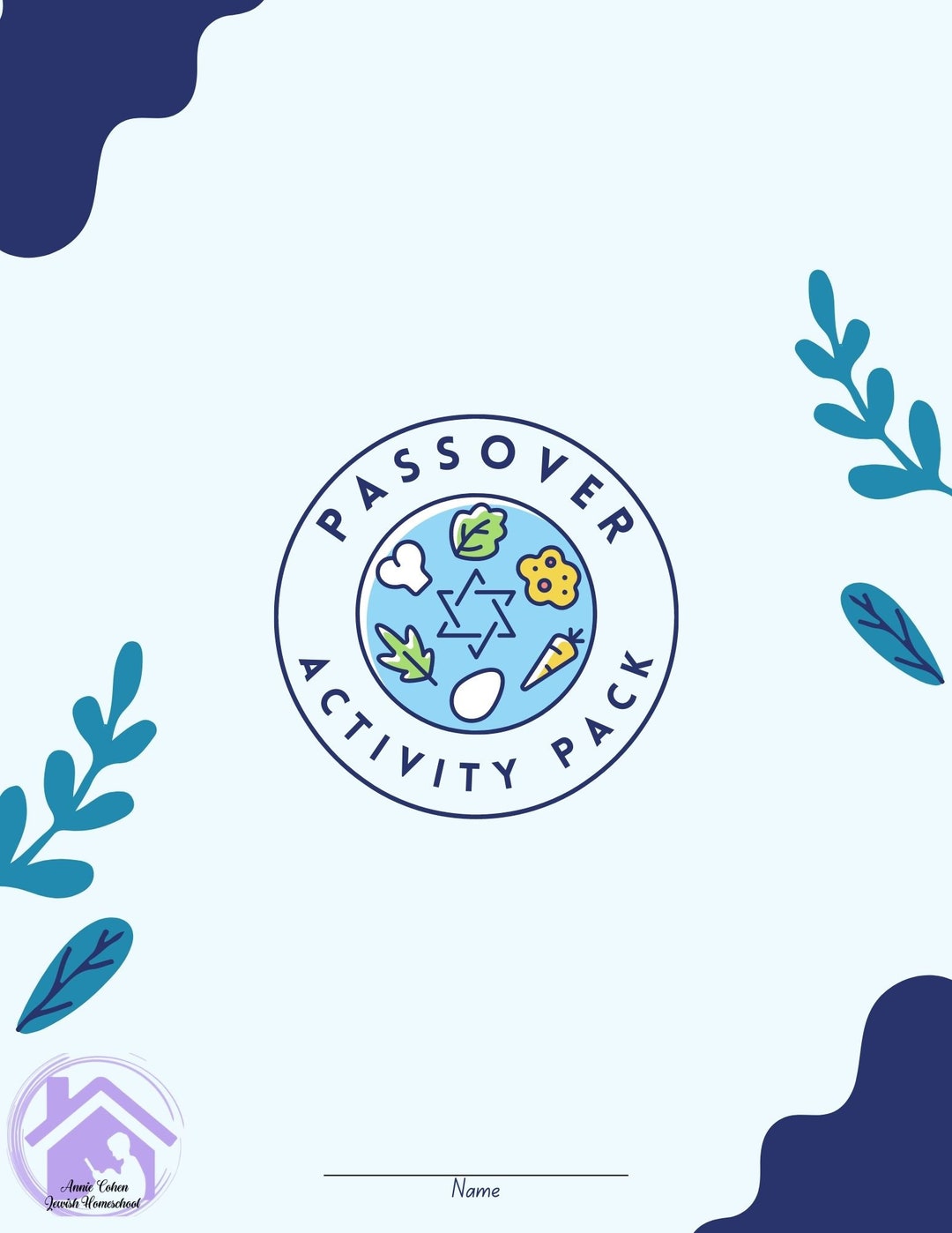 Passover Jewish Holiday Activity Pack Hebrew SCRIPT & CURSIVE PDF - Etsy