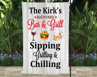 Grill Garden Flag - Etsy