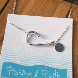Stainless Steel Fishing Jewelry, Fish Hook Necklace, Sterling Silver ...