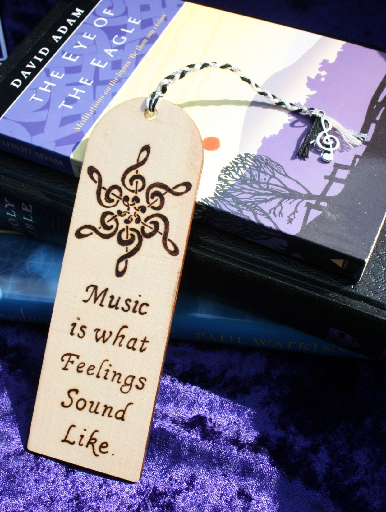 Music Bookmarks Celtic Music Collection Treble Clef Sheet Music Quote ...
