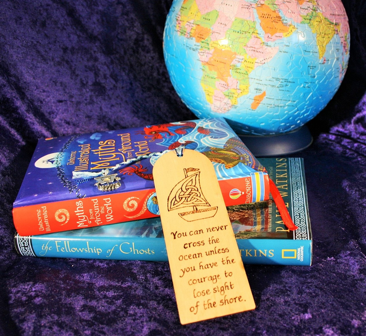 Places to Go Bookmarks Wooden Quote Bookmarks Travelling Gifts Celtic ...