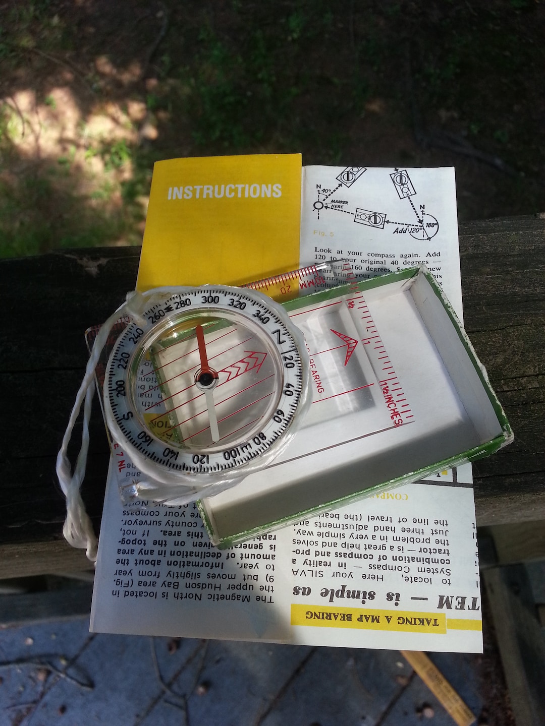 Compass, Vintage Compass, Silva Compass, Silva Polaris, Navigation ...