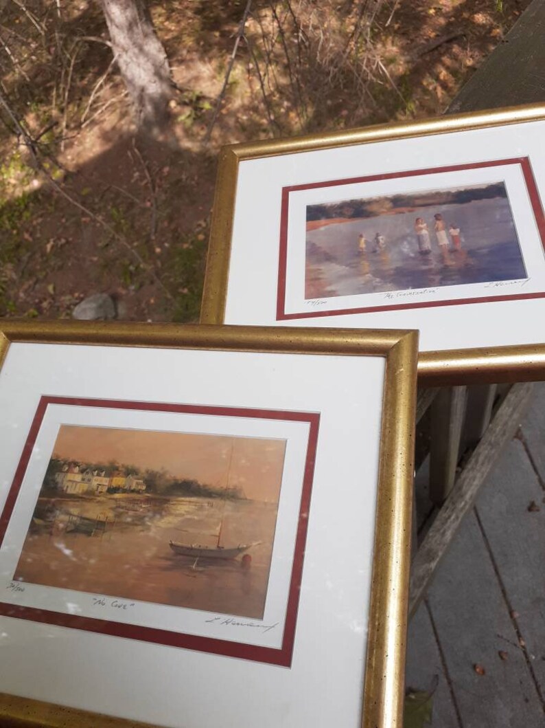 2 Signed Framed Prints 11 X9 Framed Prints Numbered Prints - Etsy