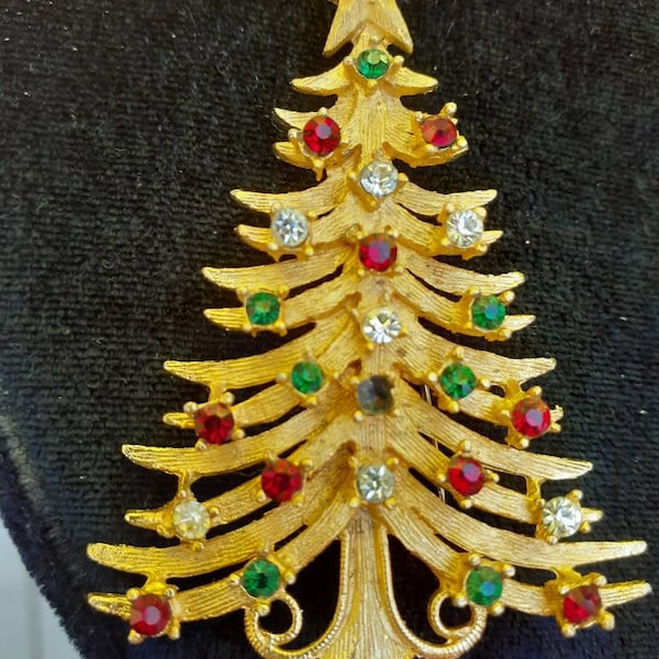 Christmas Tree Brooch - Etsy
