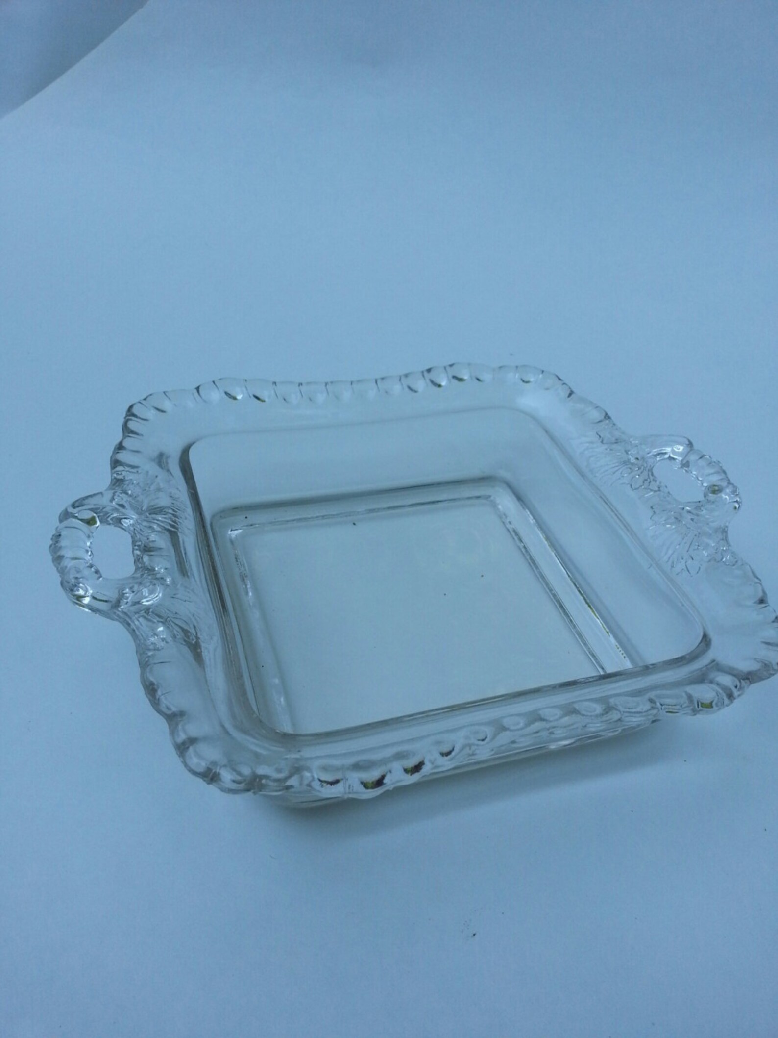 Glass Dish, Pressed Glass, Dish With Handles, Antique Glass, - Etsy