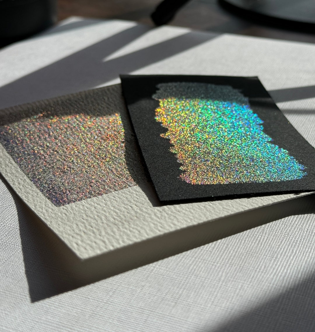Purity Shimmer Pure Holographic Glitter Watercolor Paint Half Pan for ...
