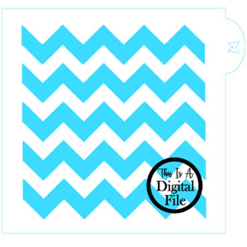 Chevron Stencil - Etsy