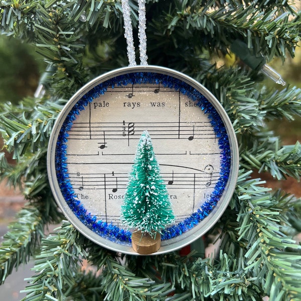 Mason Jar Lid Ornaments - Etsy