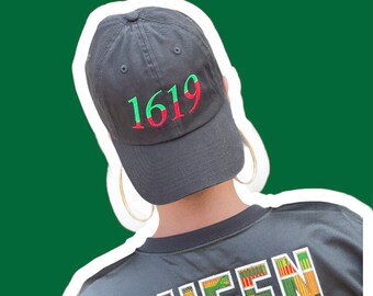 Juneteenth Dad Hat. Black Owned shop. Juneteenth hbcu blm 1619 | Etsy