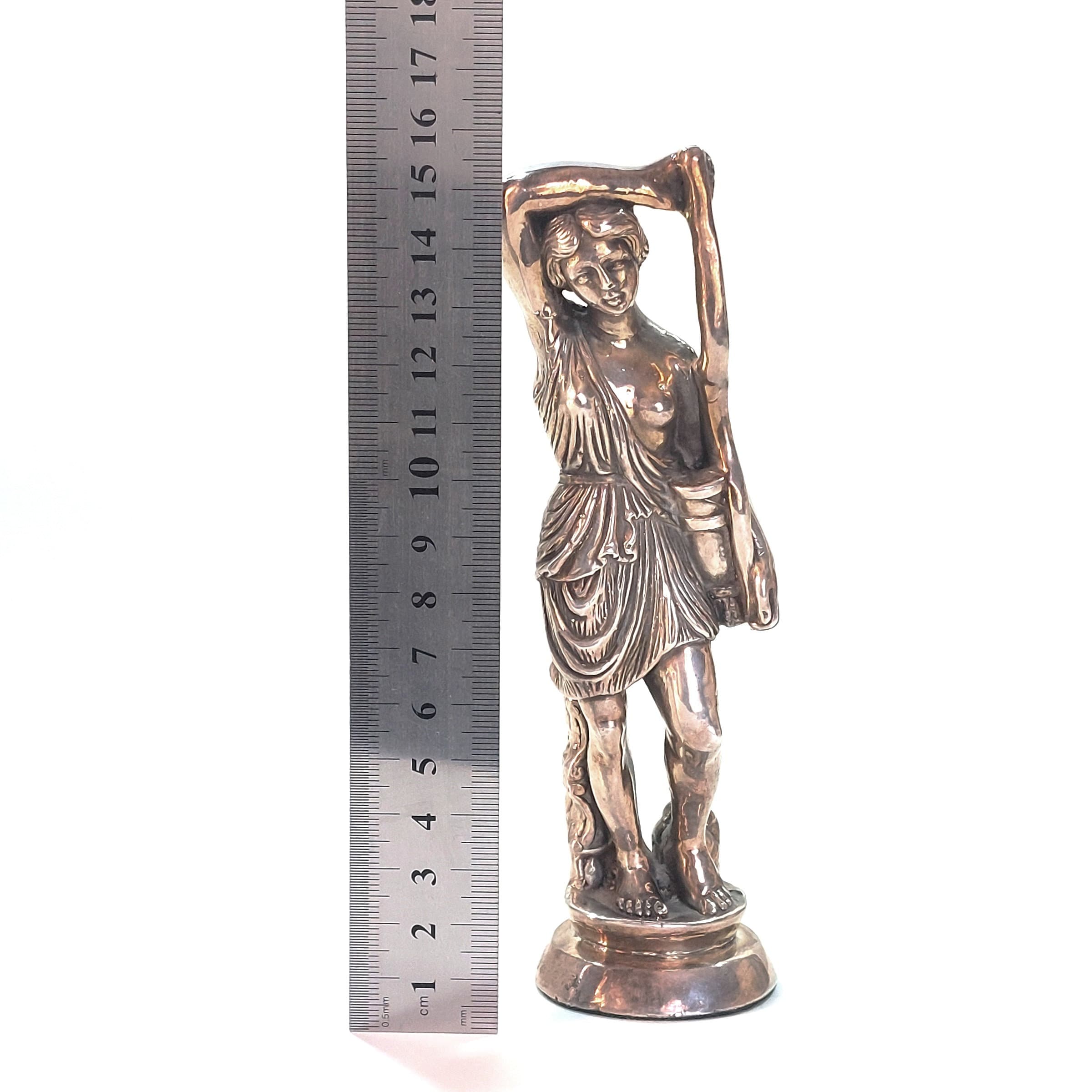 Greek Goddess Electroforming Silver Statue - Etsy