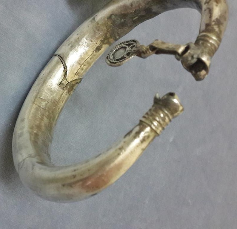 Islamic Antique Armlet Silver 18th Century Yementie Hinge - Etsy