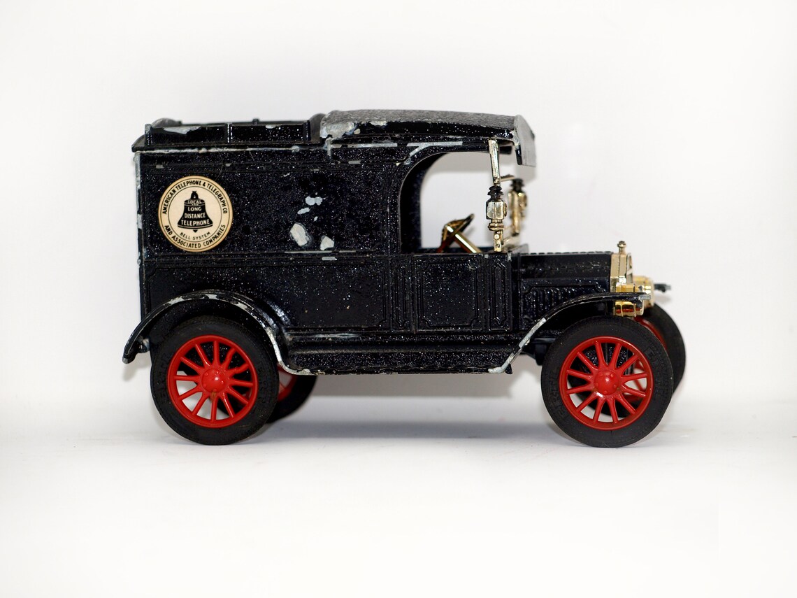 Vintage Metal Ford Model T Van Bank Car Bank Piggy Bank1913 | Etsy