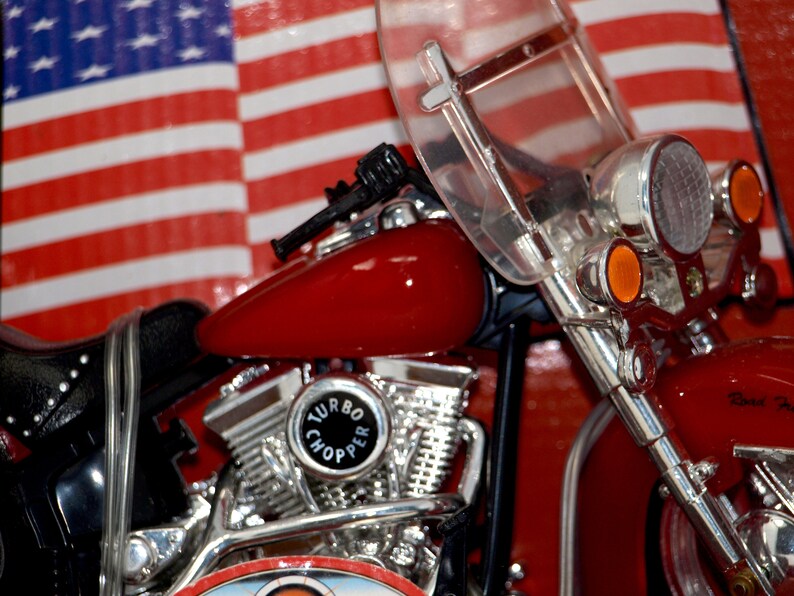Turbo Chopper Custom Motorcycle Toy Model, IN BOX, Motorcycle Sounds ...
