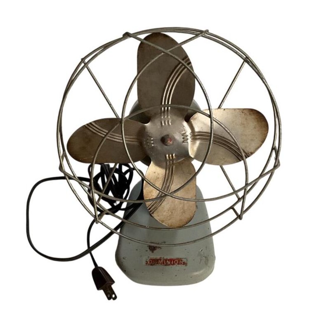 Vintage Dominion Table Top Metal Fan, Retro and Very Cool! - Etsy