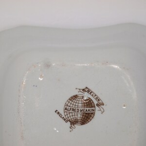 Vintage Brown and White Alfred Meakin Melton England Covered | Etsy