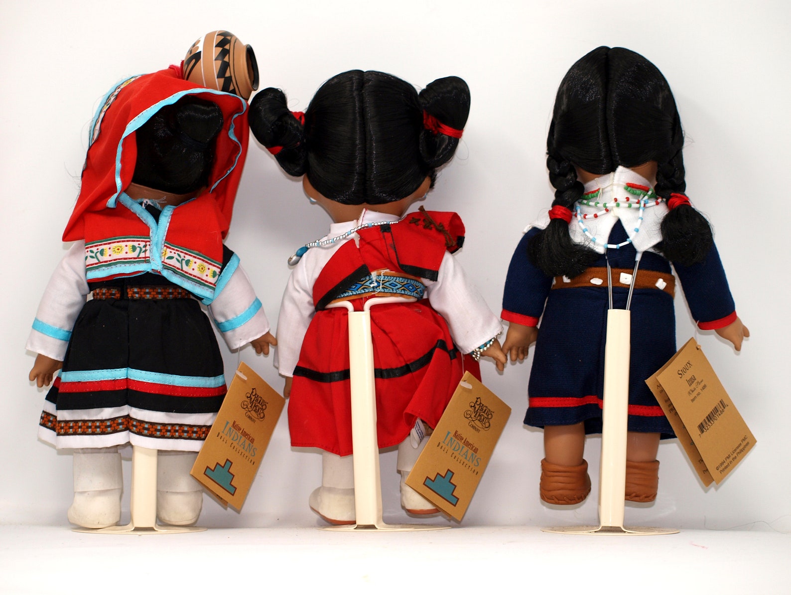 Precious Moments Native American Indians Collection Dolls, Hangtag and ...
